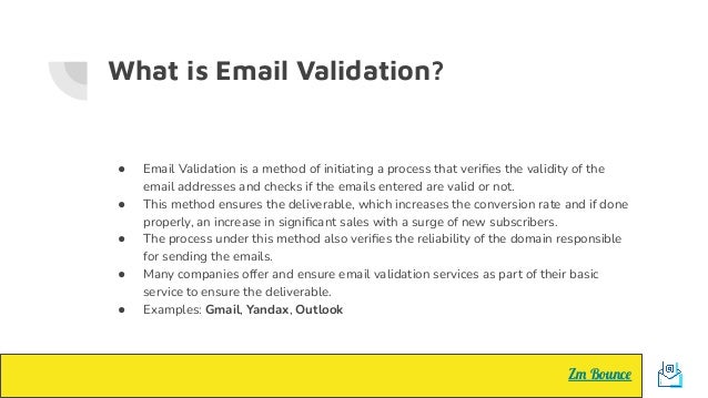 What is Email Validation | PDF