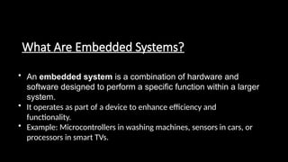 What is Embedded Systems | Course and Training | PPT