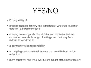 What is employability? | PDF