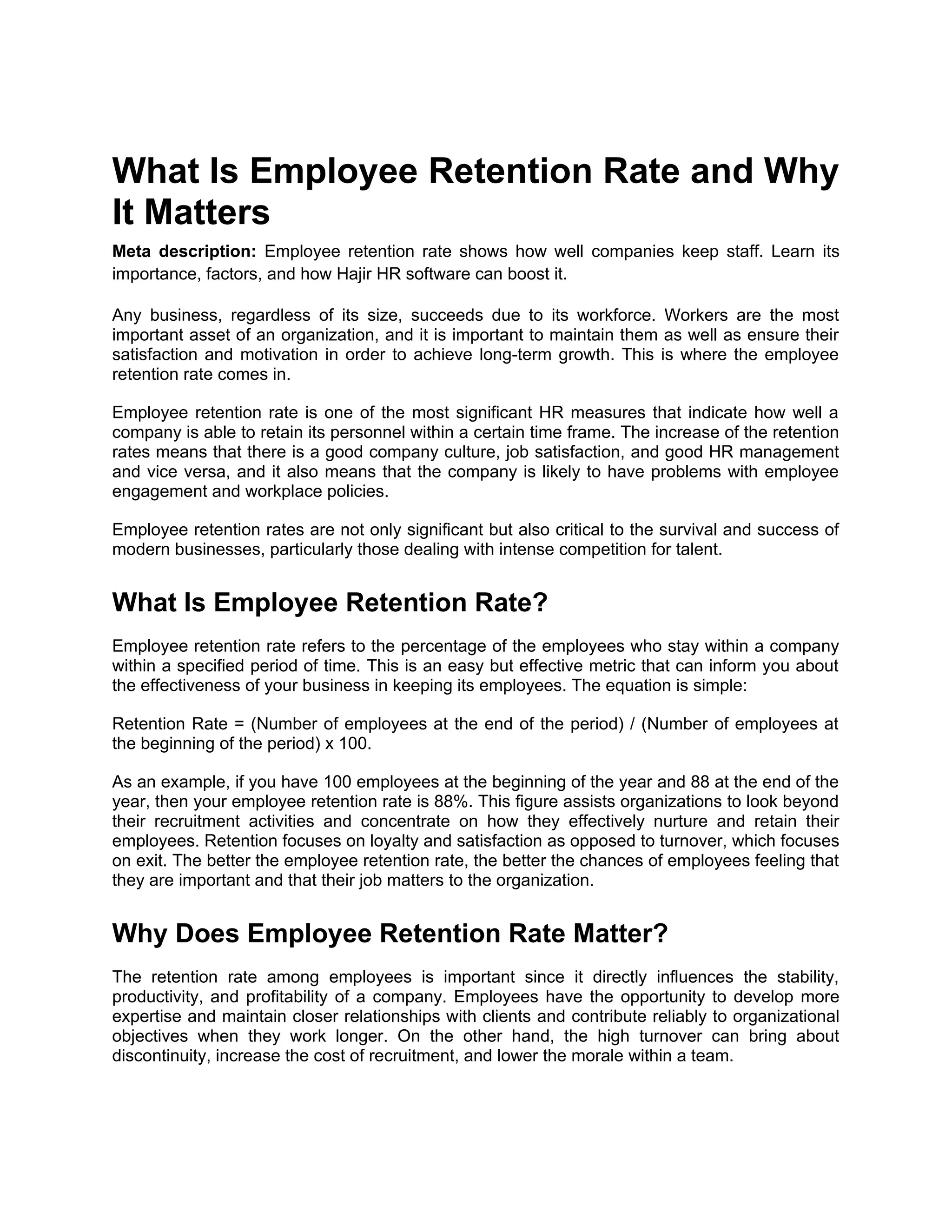 What Is Employee Retention Rate and Why It Matters.docx