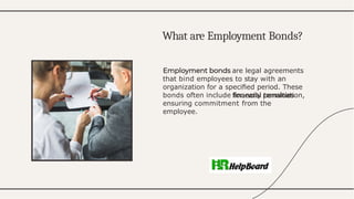 What is Employment Bond, What is a Contract of Employment | PPT