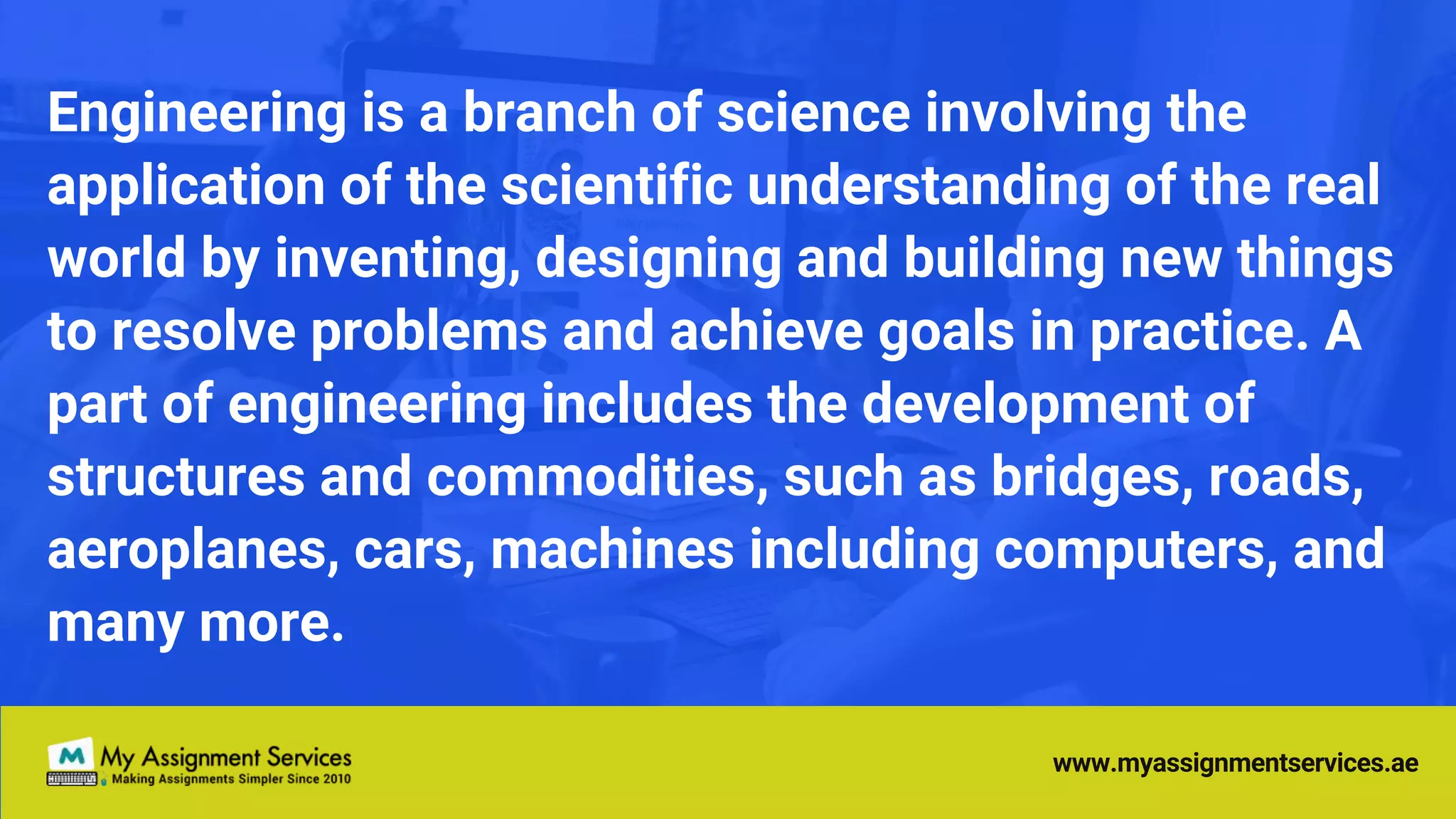 What is Engineering in UAE and What Does an Engineer Do ? | PPTX ...