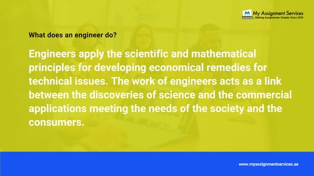 What is Engineering in UAE and What Does an Engineer Do ? | PPTX ...