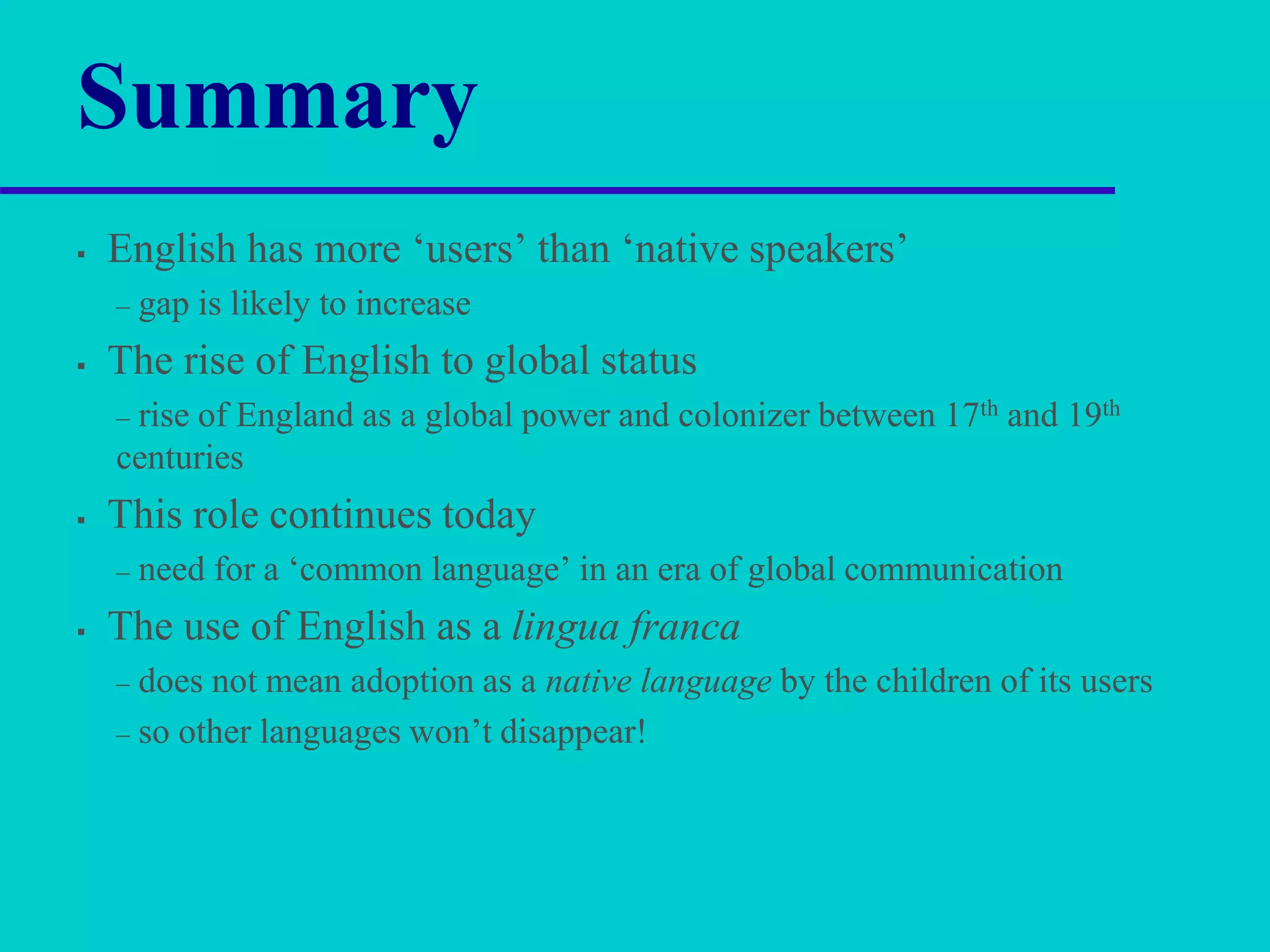 What is english; what is language (online new) | PPT