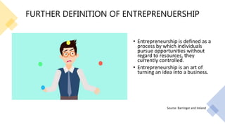 Lecture 5 - What is entrepreneurship ? | PPT