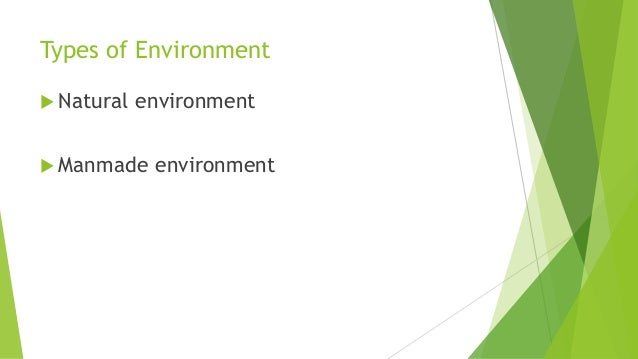 What is Environment? Types and components of environment.