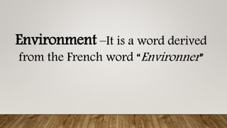 What is environment | PPT