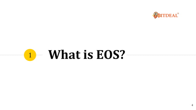 What Is EOS? How Does EOS Blockchain Work? | PPT