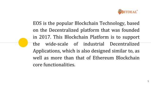What Is EOS? How Does EOS Blockchain Work? | PPT