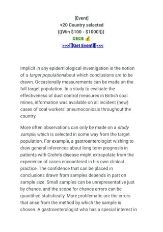 What is epidemiology?.pdf