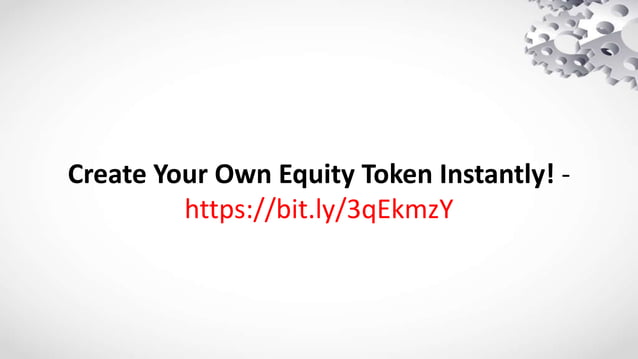 What is equity token | PPTX
