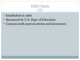 What Is Eric | PPT