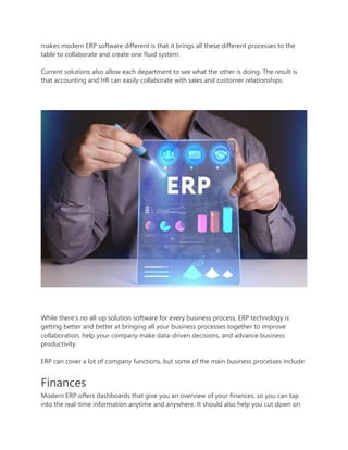 What is ERP? Why ERP is important for your businesses? | PDF