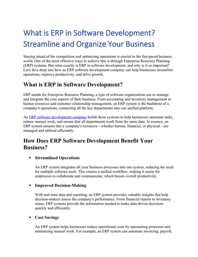 What is ERP in Software Development.docx