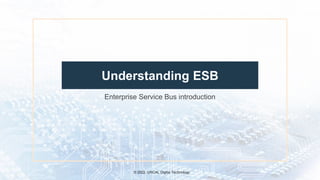 What is ESB (v2).pptx | Cloud Computing | Internet