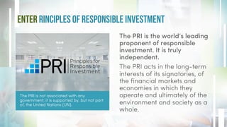 ESG: The Need for Responsible Investment | PDF
