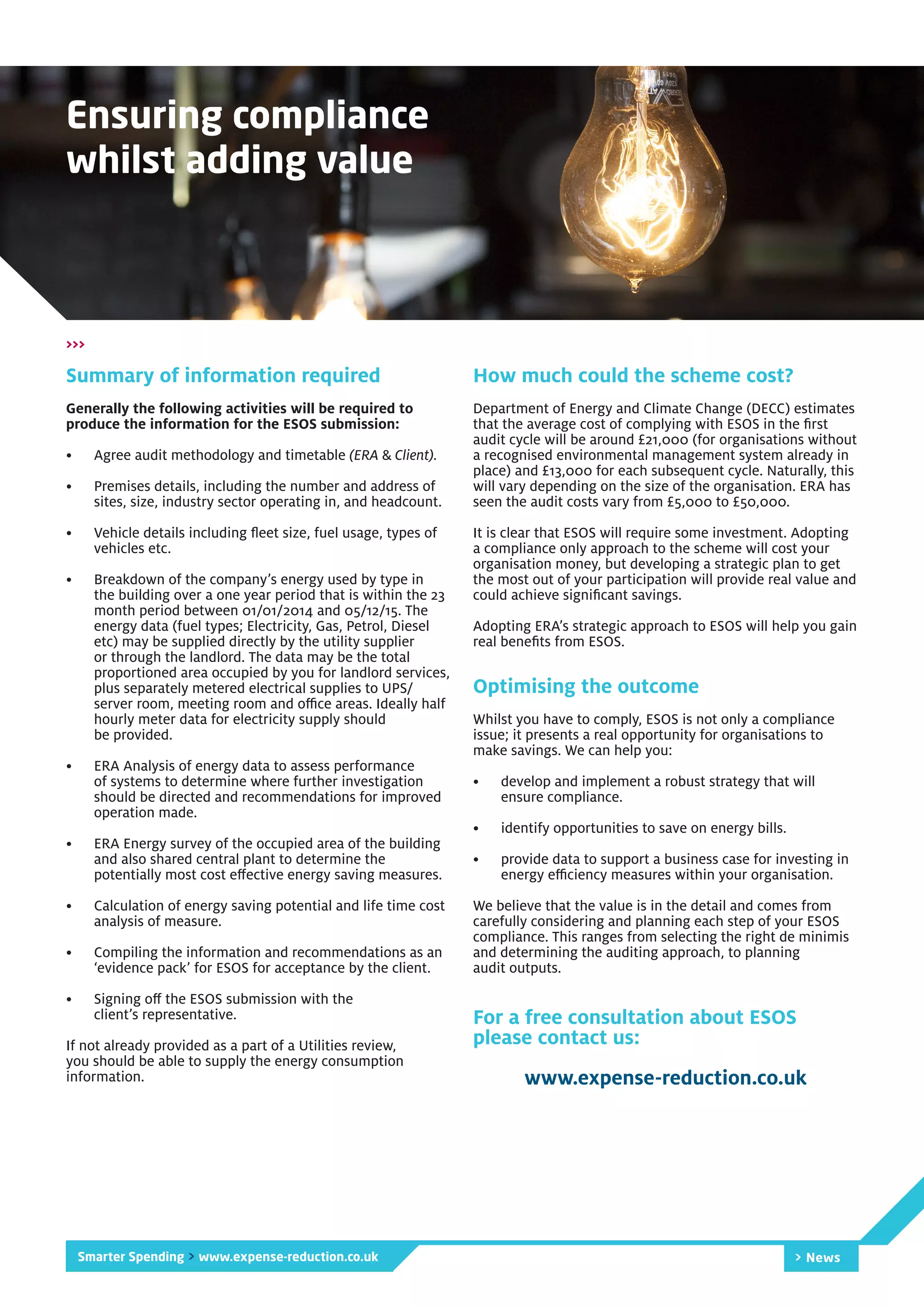 What is ESOS? Are you ready for 5 Dec 2015? | PDF