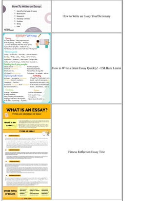 What Is Essay Writing | PDF