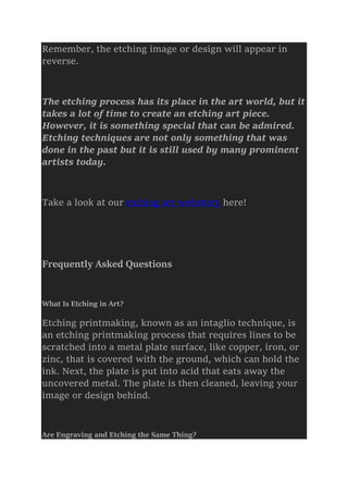 What Is Etching in Art.docx