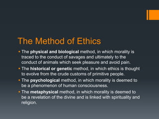 What is ethics | PPTX