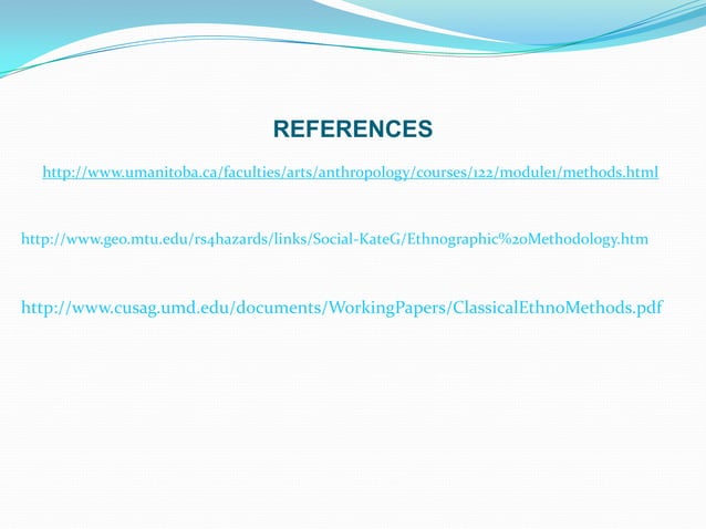 What is Ethnographic Method | PPTX | Education
