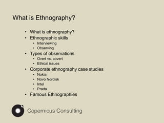 What Is Ethnography | PPTX