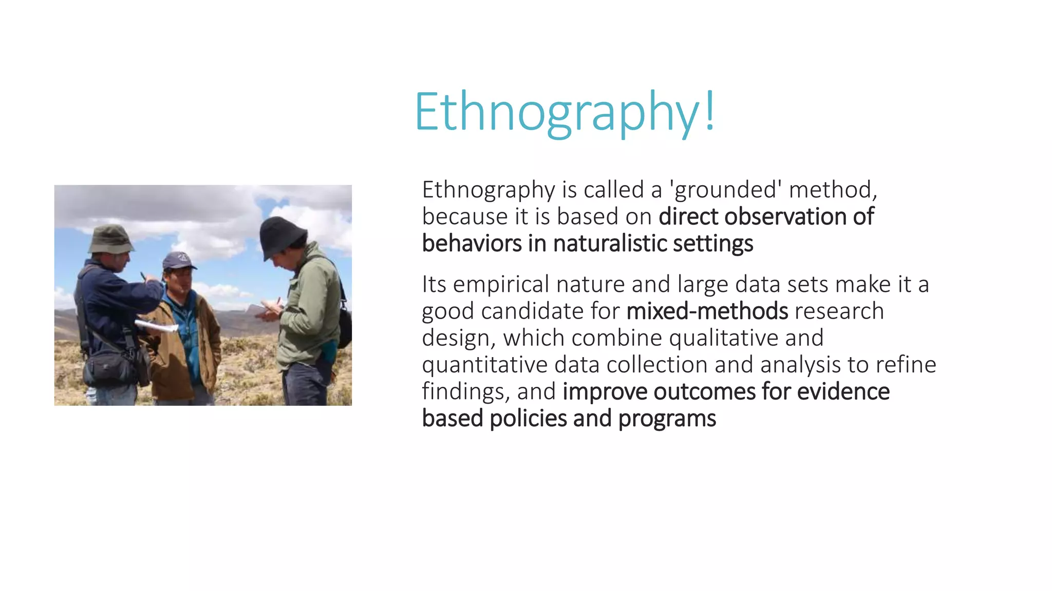 What is ethnography | PPTX