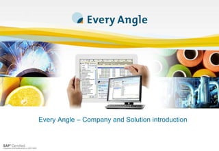 What is Every Angle? SAP Operational Analytics Made Easy! | PPTX