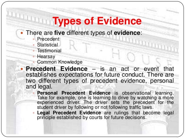 What Is Evidence?