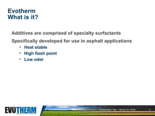 What is Evotherm? | PPT