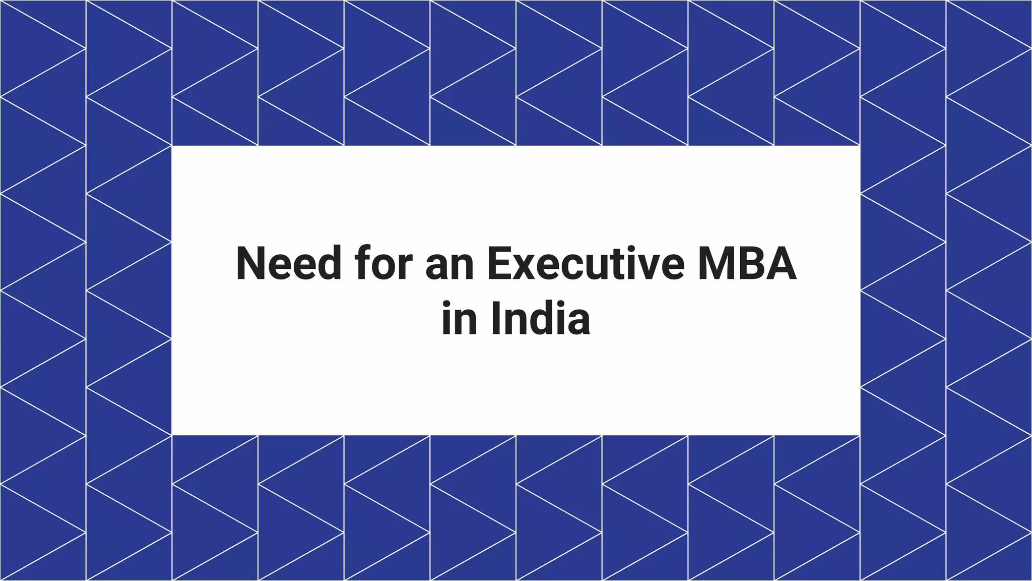 What is Executive MBA? | PPT