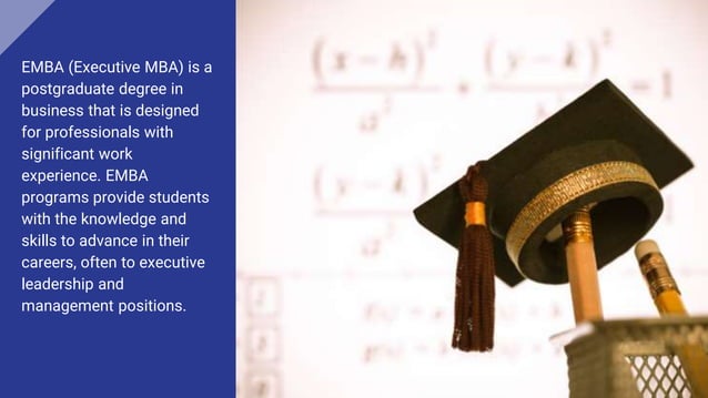 What is Executive MBA? | PPT