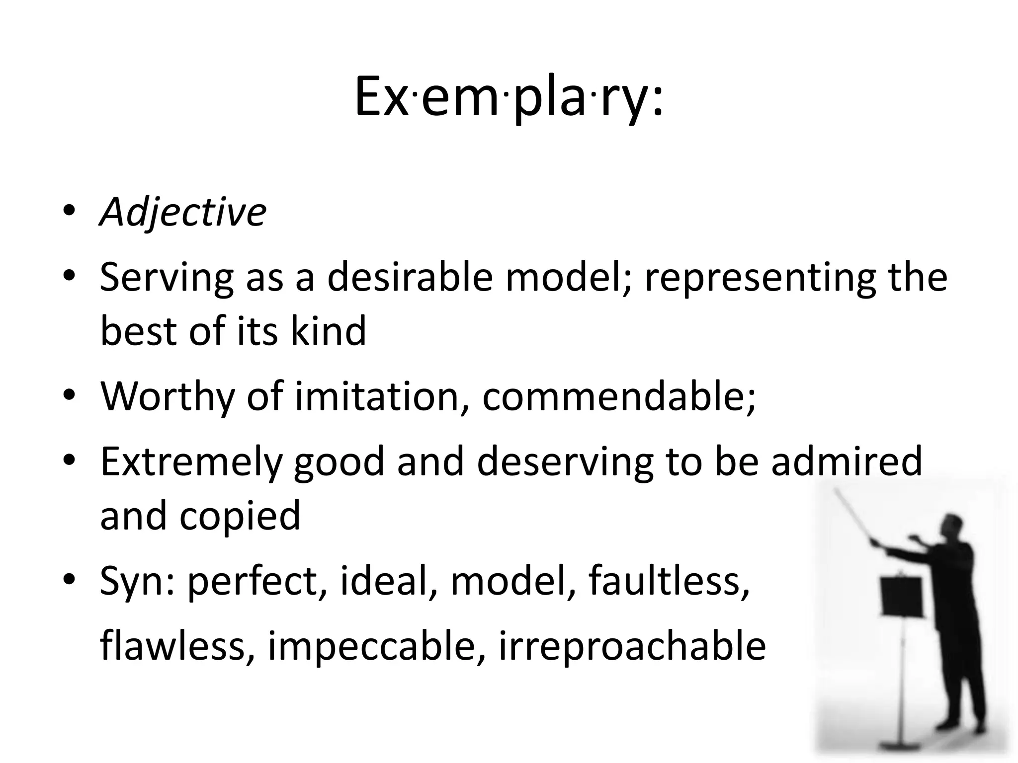 What is Exemplary? | PPTX