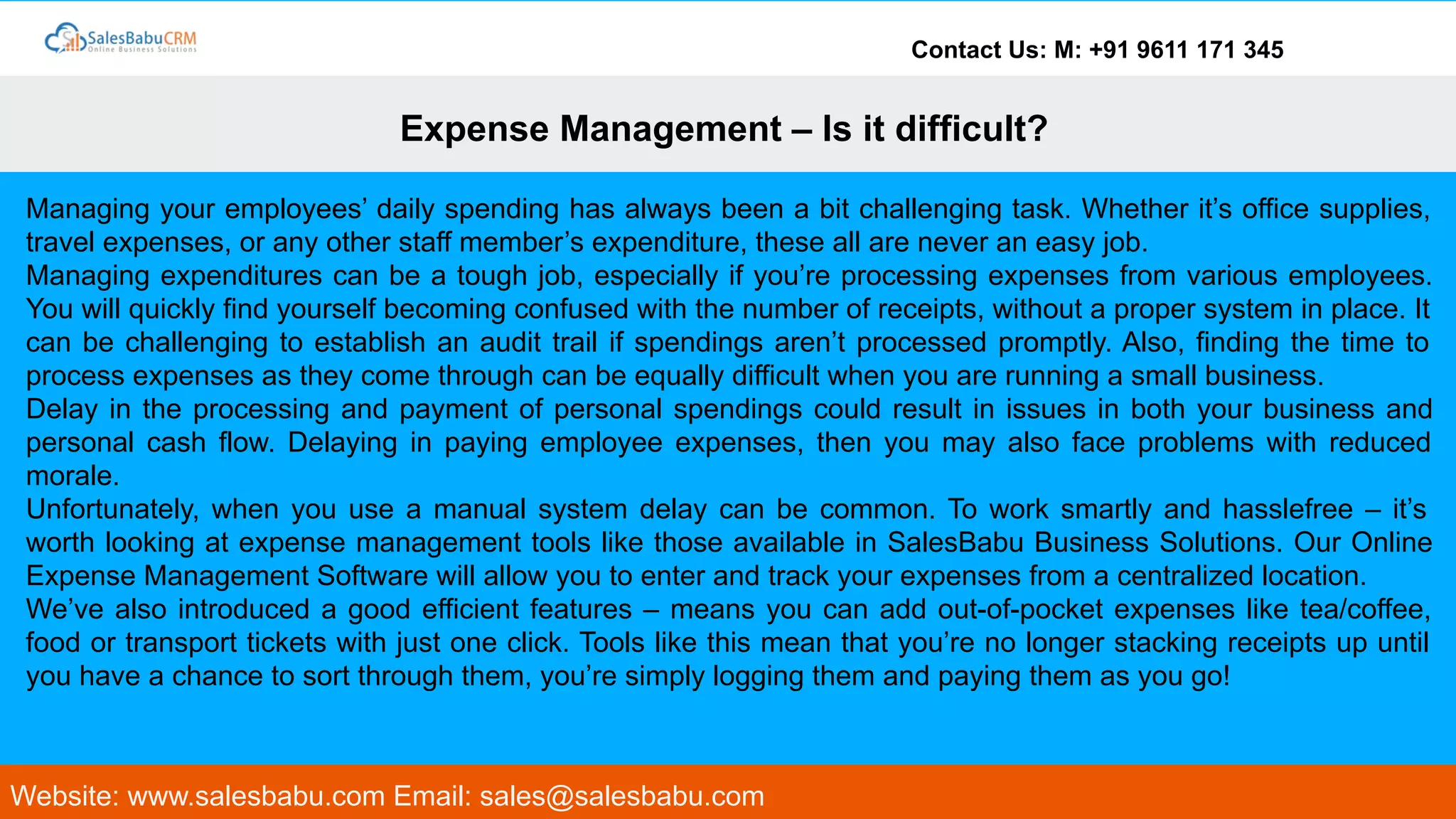What is expense management | PDF