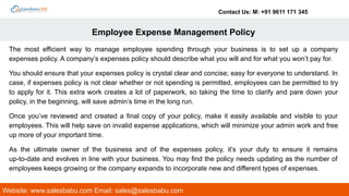 What is expense management | PDF