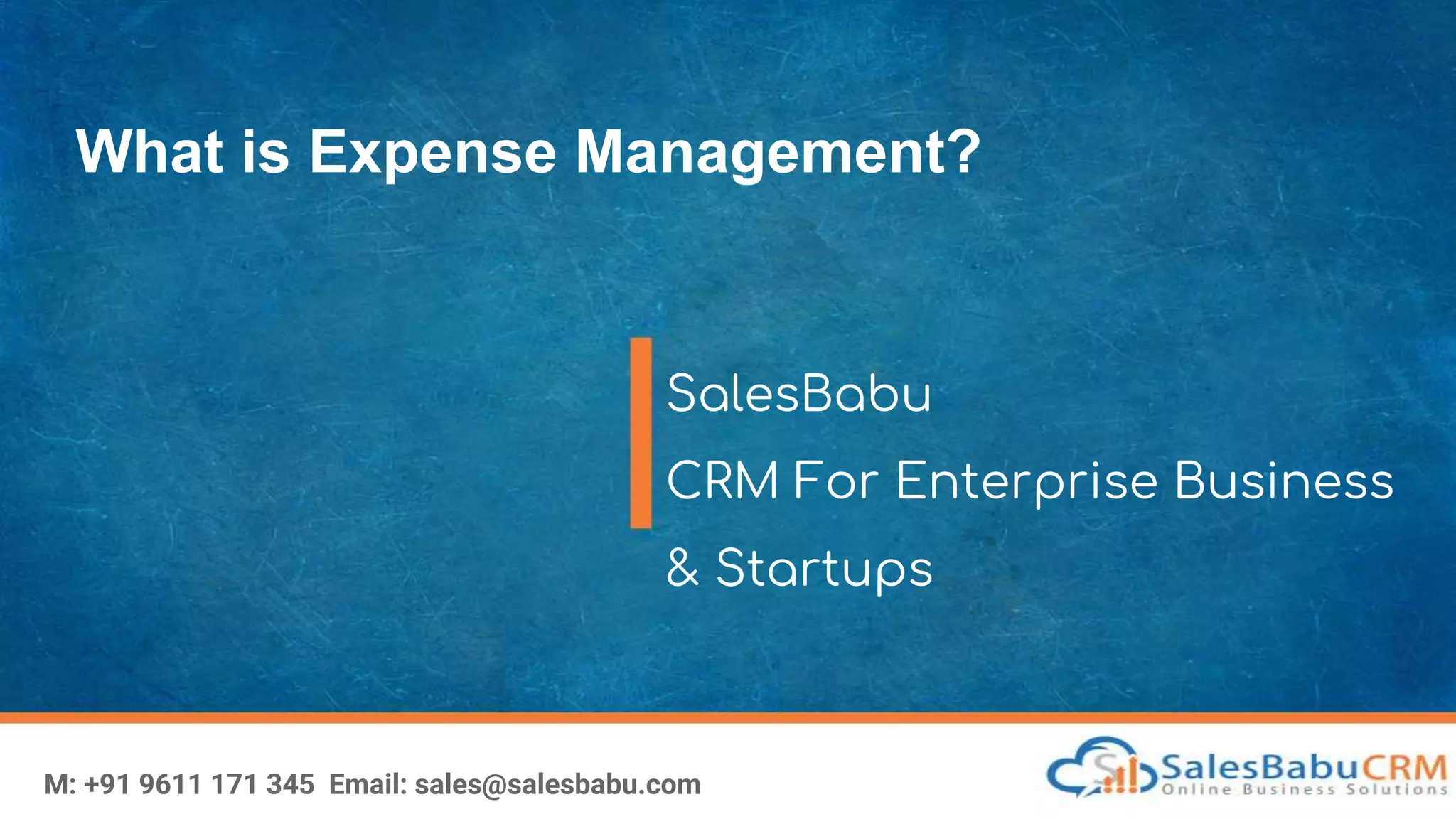 What is expense management | PPTX