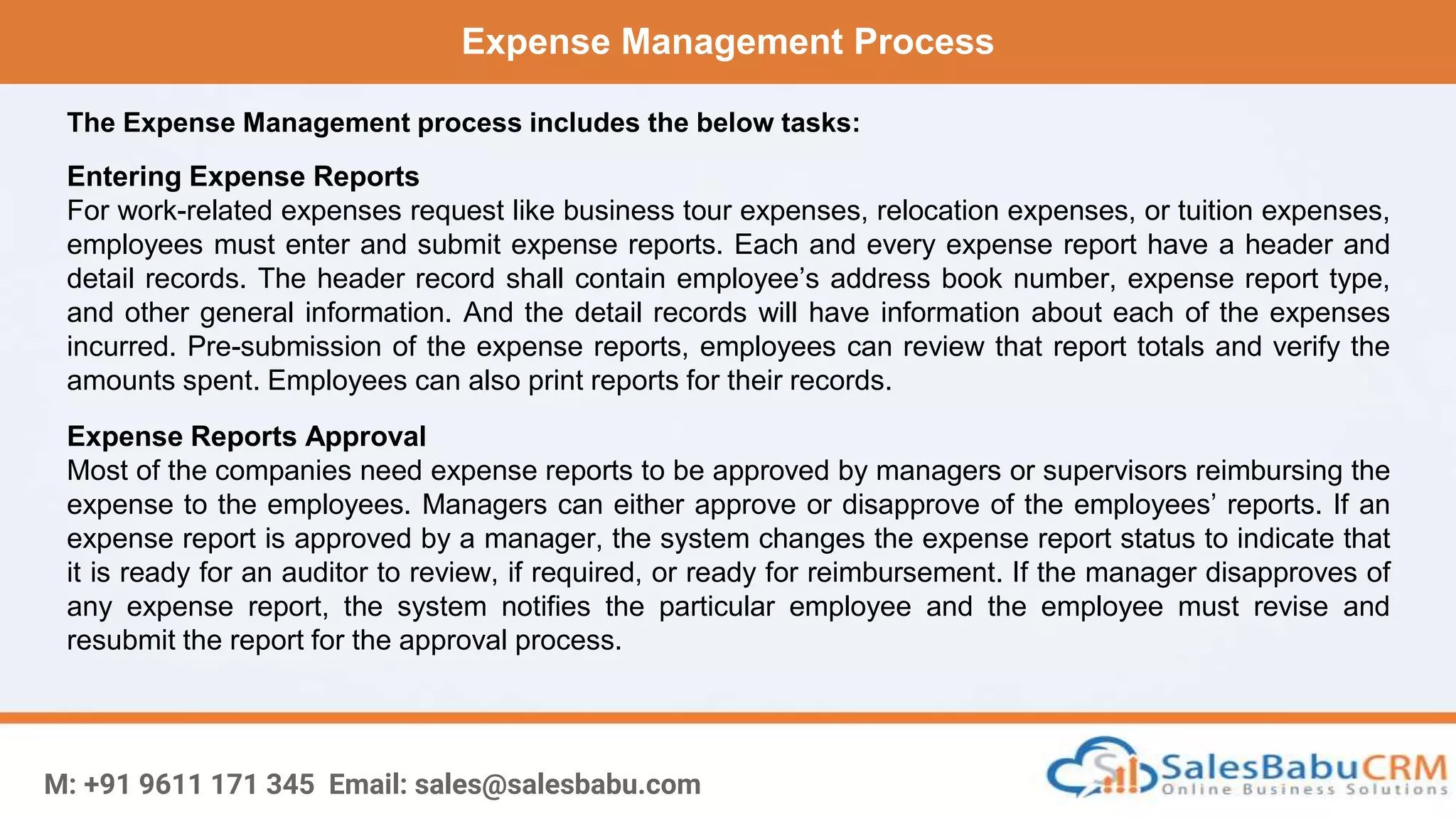 What is expense management | PPTX