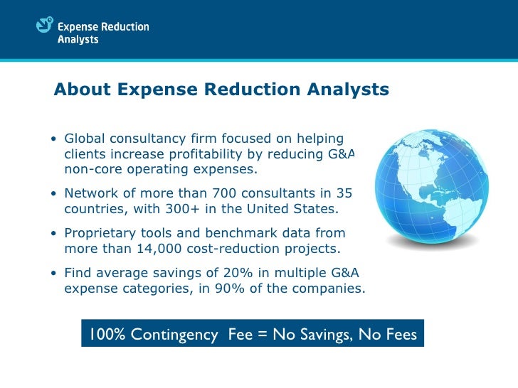 Werner Langer Expense Reduction Analysts