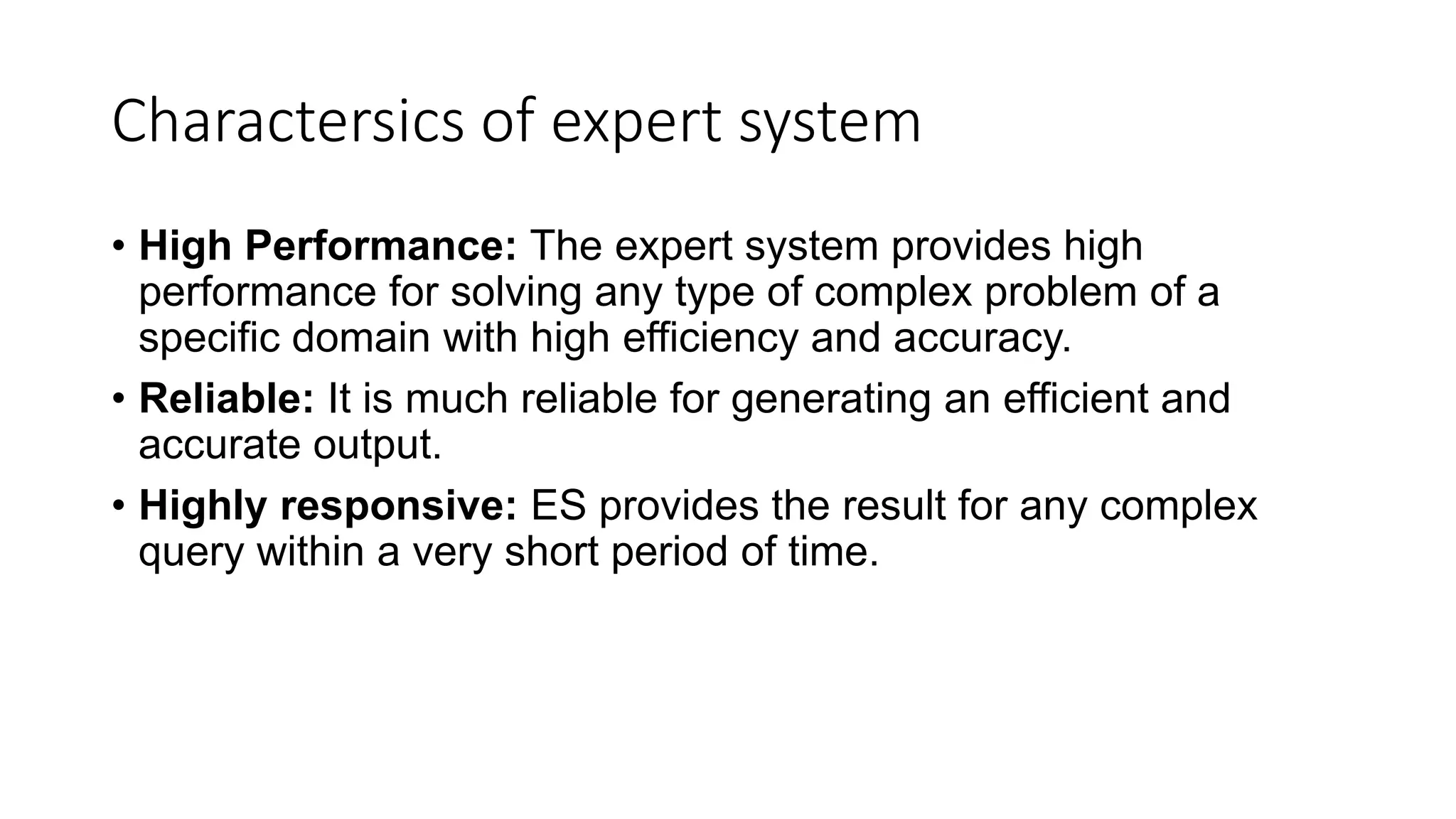 What is expert system.pptx | Artificial Intelligence | Technology & Computing
