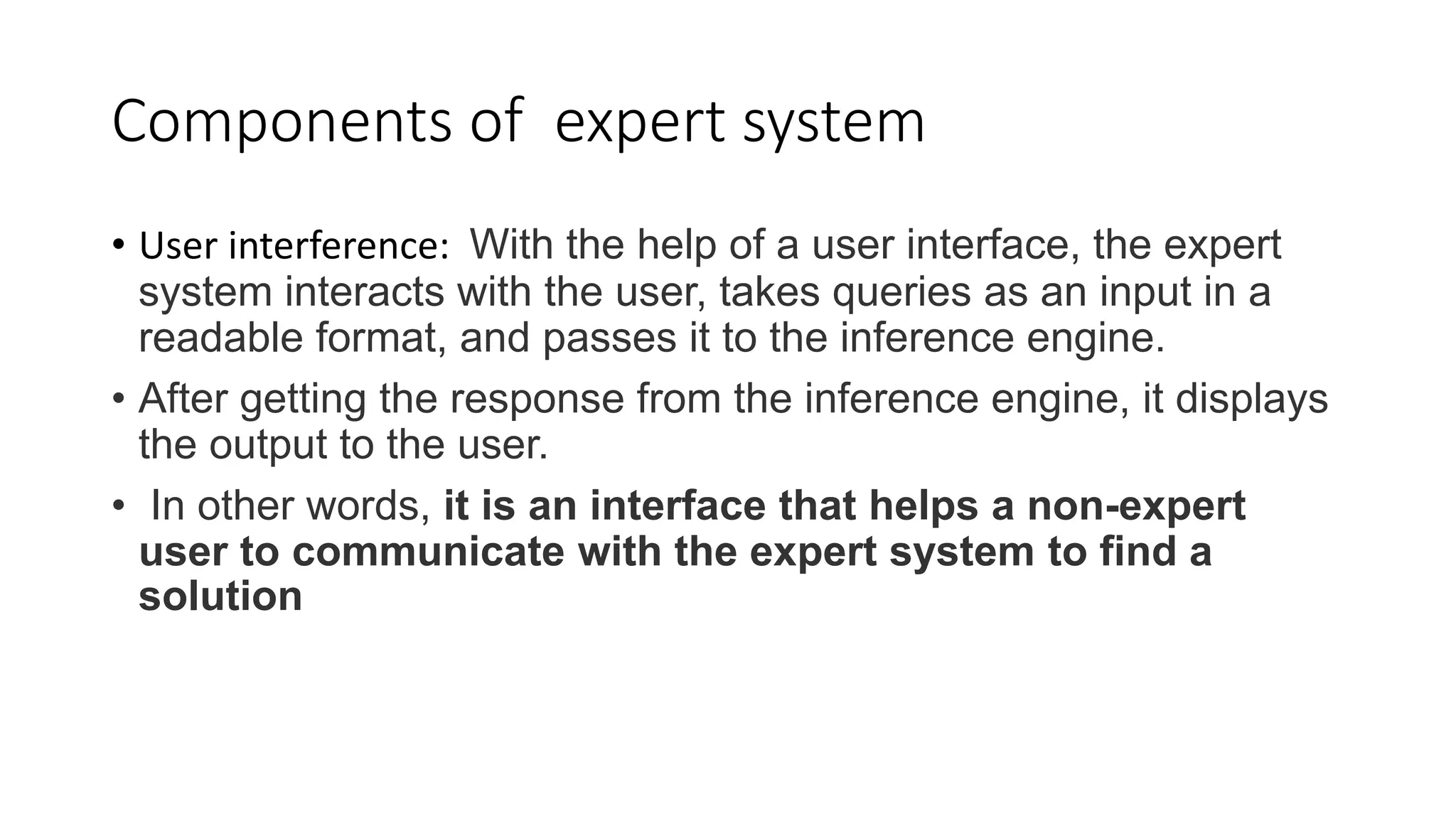 What is expert system.pptx | Artificial Intelligence | Technology & Computing