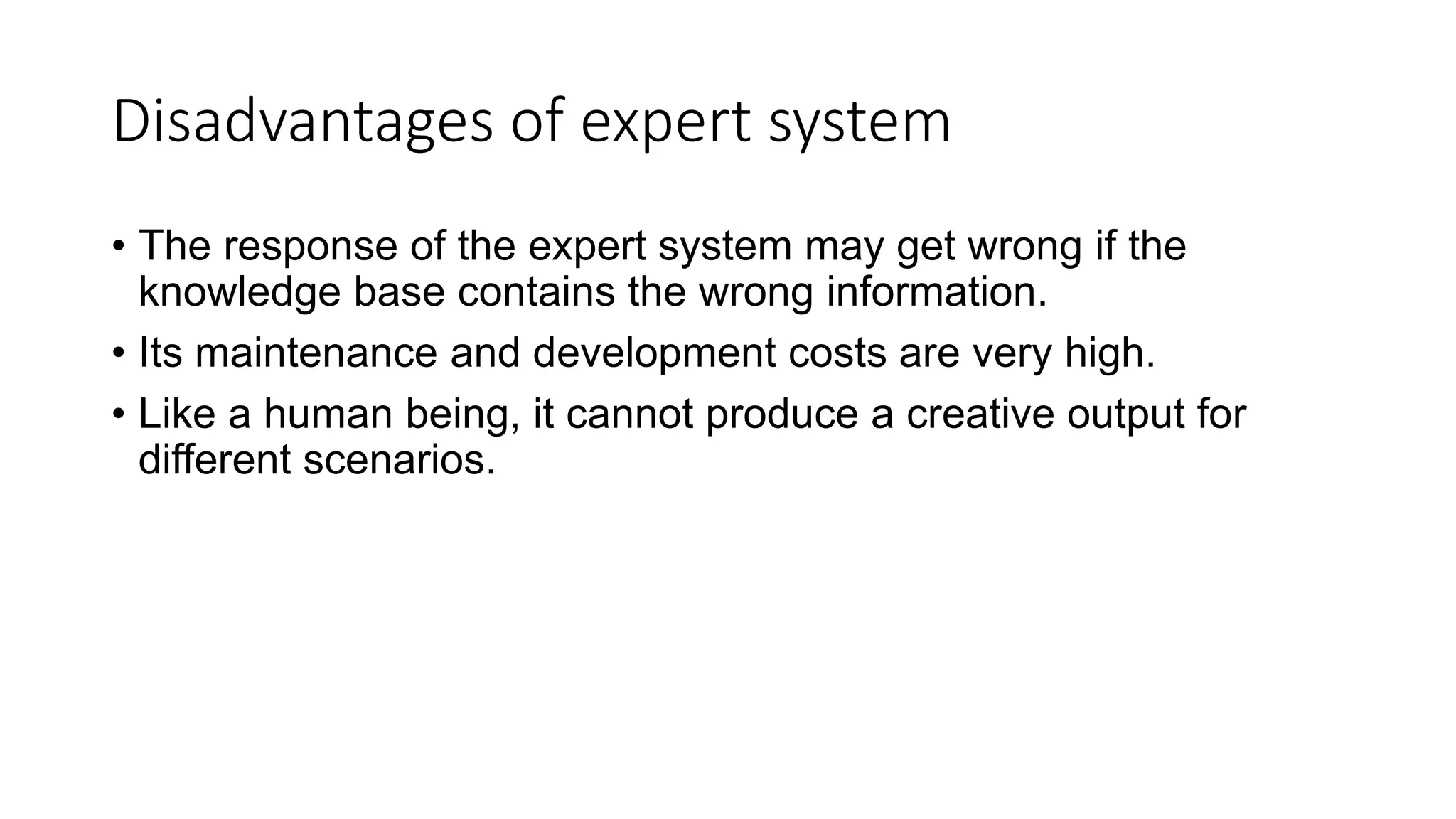 What is expert system.pptx | Artificial Intelligence | Technology & Computing