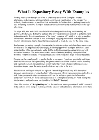 What Is Expository Essay With Examples.pdf