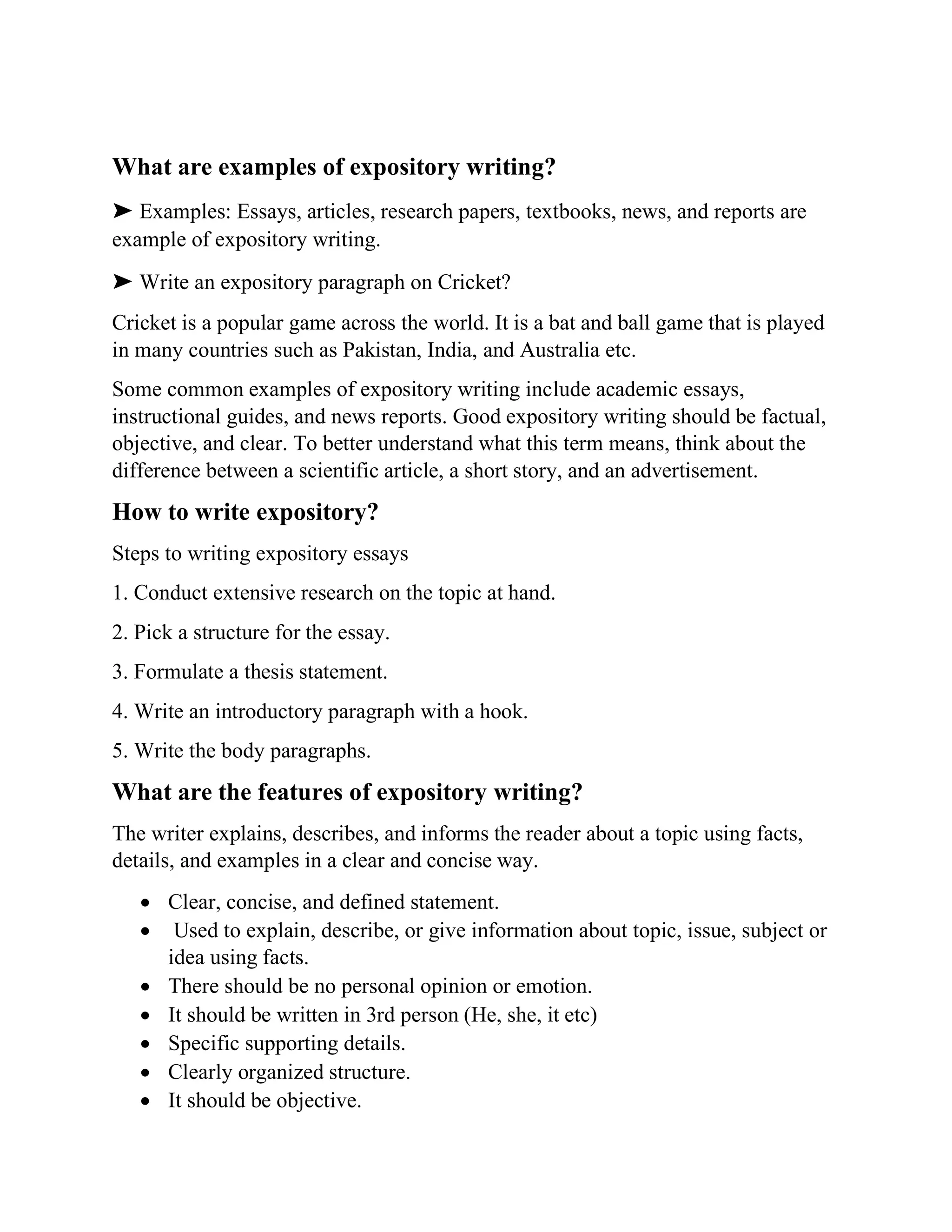 What is expository writing.pdf. exposed. | PDF