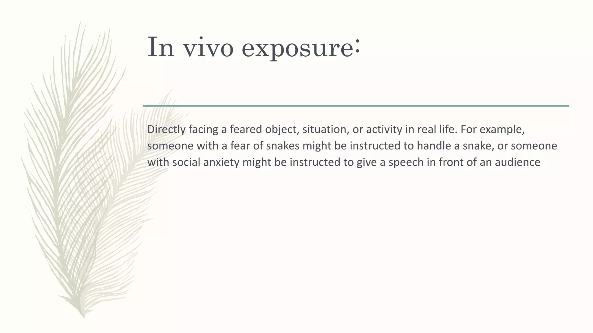 The exposure therapy | PPTX