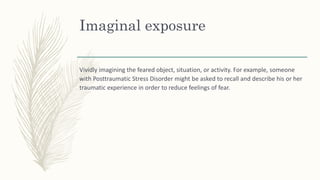 The exposure therapy | PPTX