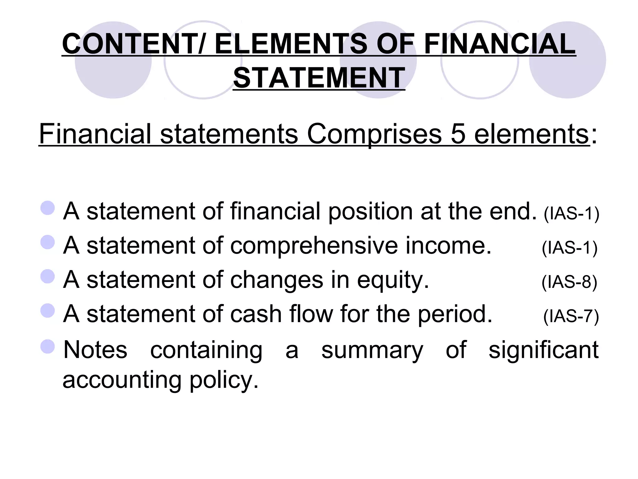What is external financial report | PPT