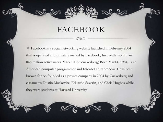 What is facebook | PPT