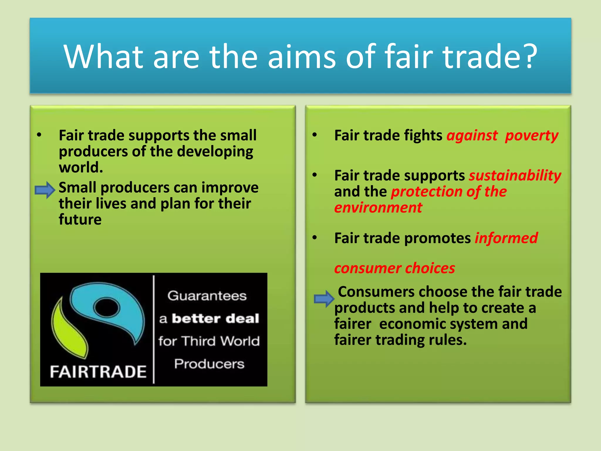 "What is fair trade?" - A Presentation | PPTX