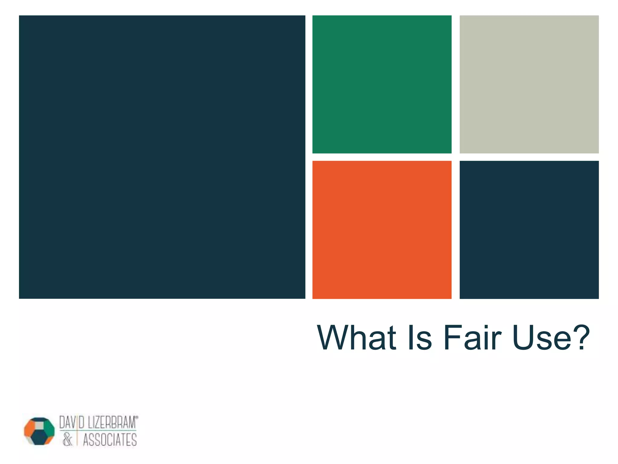 What Is Fair Use? | PPTX