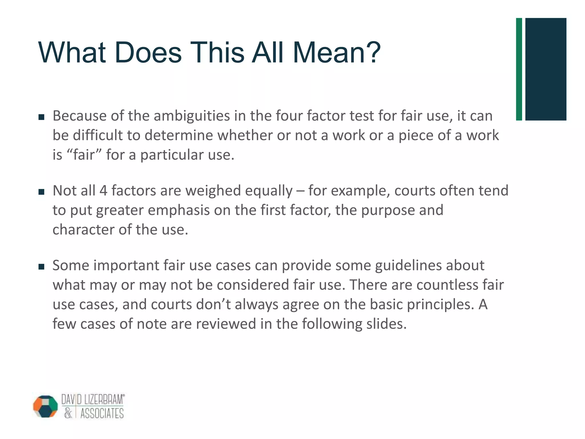 What Is Fair Use? | PPT
